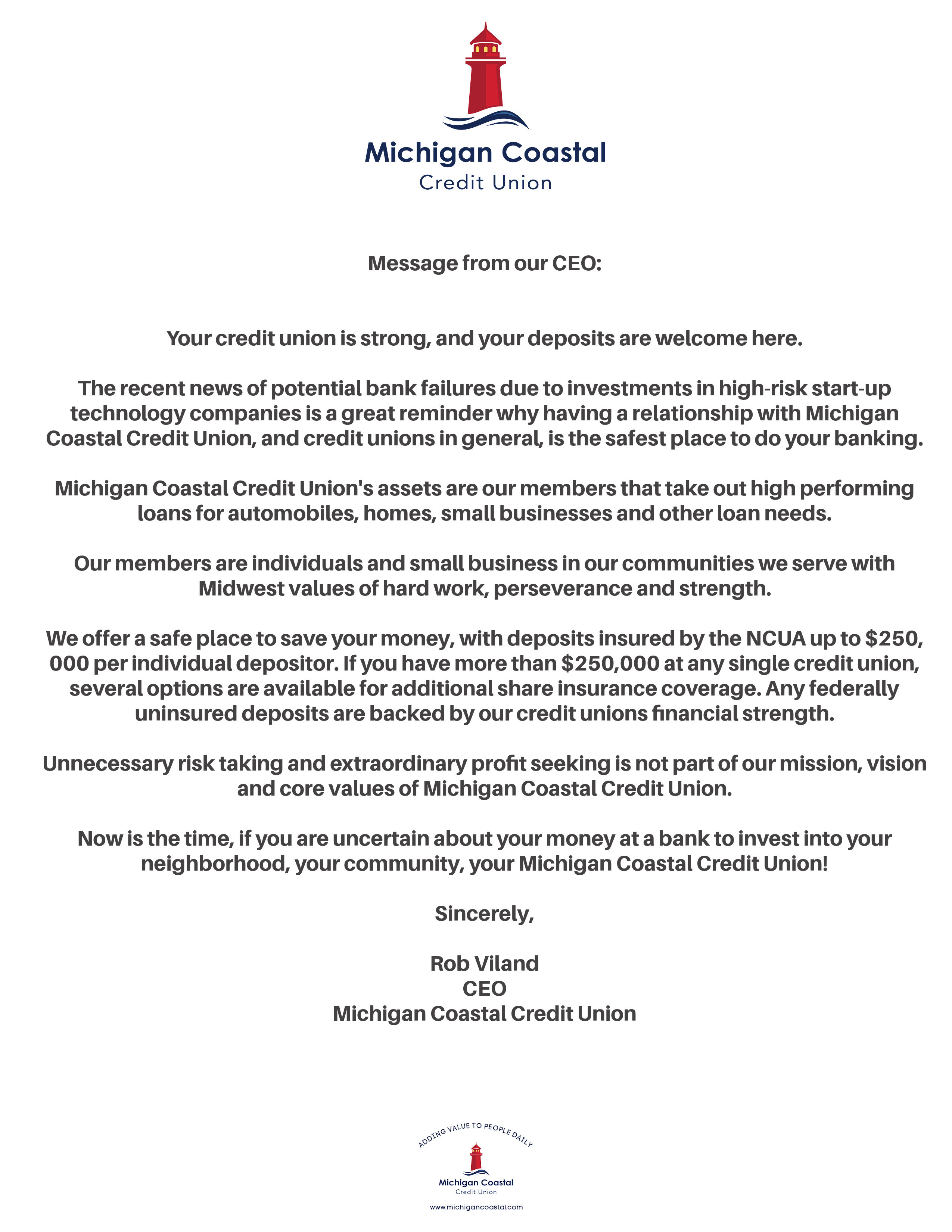 Who Can Join - Michigan Coastal Credit Union